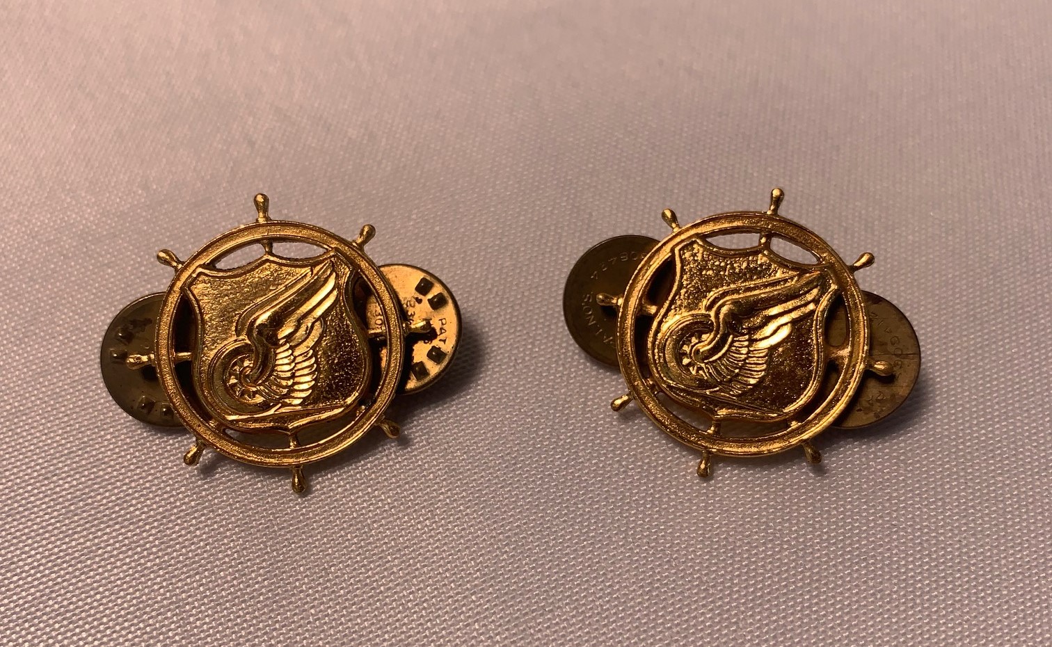 Winged Wheel Police Badge Pin | Chattic